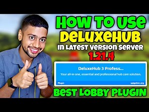 How To Setup Deluxe Hub Plugin For 1.21+ | Best Lobby Plugin For Minecraft Server | Akropolis Plugin
