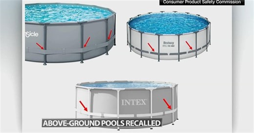 Millions of above-ground pools recalled after several children drowned