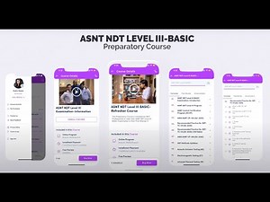 ASNT NDT Level III BASIC_Preparatory Course