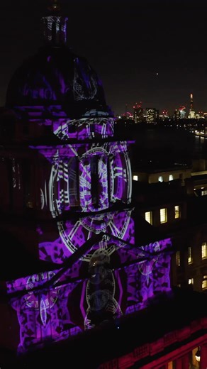 Step into TIME by Luxmuralis and see the Old Royal Naval College...