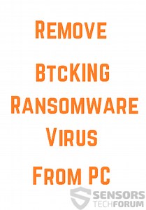 Remove BtcKING Ransomware - Restore .BtcKING Files