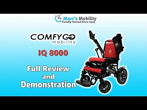 ‪@ComfyGO‬ MAJESTIC IQ-8000 Remote Controlled Lightweight Electric Wheelchair - Review