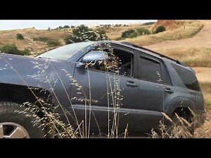Stock 4th Gen 4Runner off-roading.