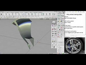 ALLOY WHEEL detail working procedure in ALIAS