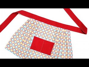 Sew a Dish Towel Apron: QUICK OVERVIEW by learncreatesew