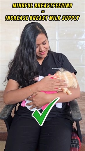 Dr.priya Ganesh on Instagram: "Mindful breastfeeding isn’t about perfection — it’s about presence. When a mother is calm, attentive, and connected, babies latch better, feed effectively, and feel secure 🤍 Scrolling can wait. This moment builds bonding, milk flow, and emotional safety. ✨ Try this: ✔ Watch your baby’s cues ✔ Breathe slowly ✔ Feel the connection New baby. New mother. Remember her too. #MindfulBreastfeeding #BreastfeedingAwareness #BFMom #BreastfeedingSupport #LactationCare #NewMom