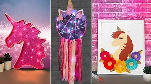 30K views · 711 reactions | Diy Unicorn Decor Ideas For Kids Bedroom | MASS Art and Craft | Facebook