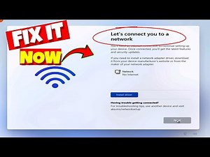Fix "Can't Connect to This Network" in Windows 11 | OOBE\\BypassNRO Method (2025)