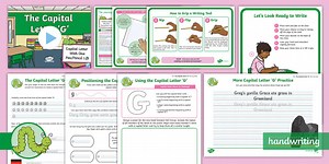 Twinkl Handwriting: The Capital Letter 'G' EYFS/KS1 Activity Pack