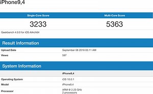 A10 Fusion Chip in iPhone 7 Plus Outperforms iPad Pro's A9X in Benchmark Tests