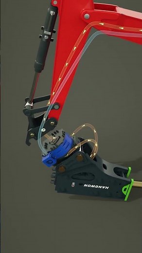 How to Connect Hydraulic Lines on a Rotating Quick Coupler | Lingdong Rotor Explained #rotor