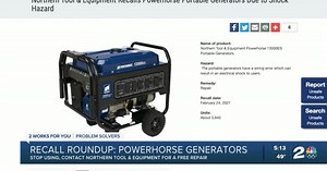 Child safety helmets, portable generators top the recall roundup