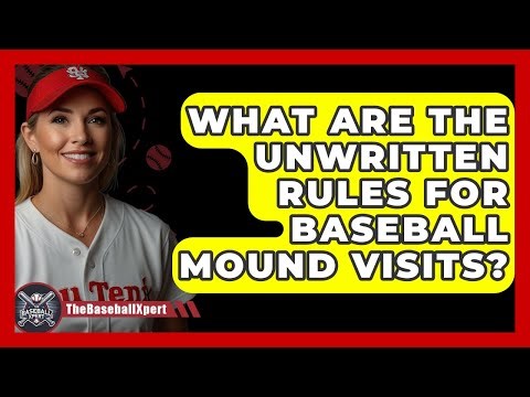 What Are The Unwritten Rules For Baseball Mound Visits? - The Baseball Xpert