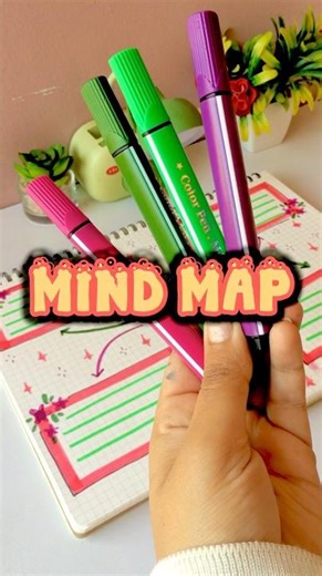 Cute Mind Map 🌈✨💕 #shorts #ytshorts #mindmap #frontpage