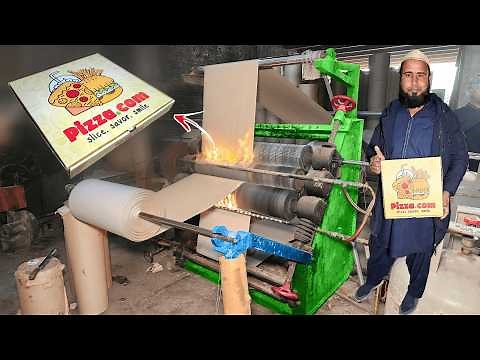 How Pizza Boxes Are Mass Produced: [Millions of Pizza Boxes Daily!]