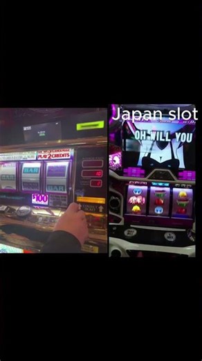 America slot machine vs Japan slot machine