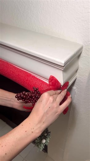 Dollar Tree DIY Christmas Mantle Decor This original video was produced by Network Media and Colleen Finazzo. | Shortcut Shenanigans