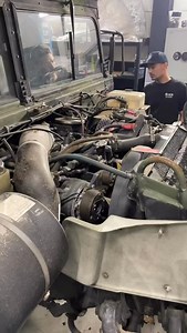 How smoothly this engine runs. #humveerepair #humvee #hummer #humveemilitary | Humveerepair Nick