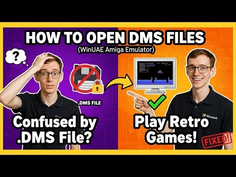 Opening DMS Files (WinUAE Amiga Emulator)