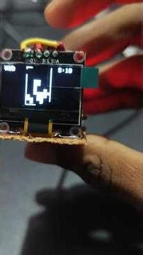 Added Tetris to my robot 🤖 | Retro game