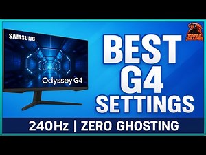 Samsung Odyssey G4 BEST Settings — Max FPS, Color Accuracy & Zero Ghosting 2025 Guide
