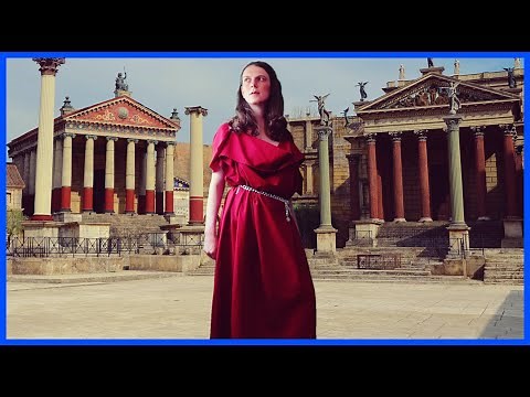 Making A Roman Dress For A Modern Woman