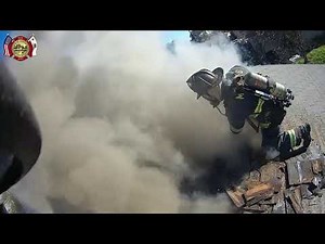 Vertical ventilation and interior attack on Clayton Ave