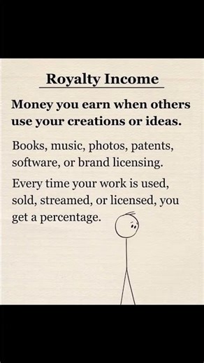 10 types of income streams #financialtips