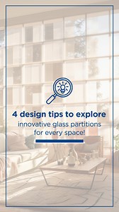 Glass partitions can influence spaces by seamlessly connecting rooms and providing segregation to your interiors. Depending on the area of application, the type of glass used, and the texture and transparency of the glass, they can set the tone for a minimalist, modern or sleek space. Discover the charm of glass partitions with these design tips! #SaintGobain #Glass #GlassPartitions #DesignTips #InteriorDesign | Saint-Gobain India - Glass Business | Facebook