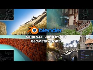 Blender Medieval Builder's Geometry Nodes Kit