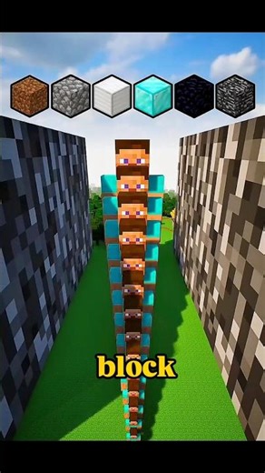 "Which block is the strongest?" #shorts