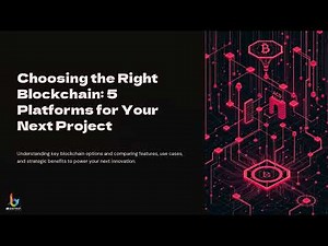 Choosing the Right Blockchain Platforms for Your Next Project #blockchain #ethereum