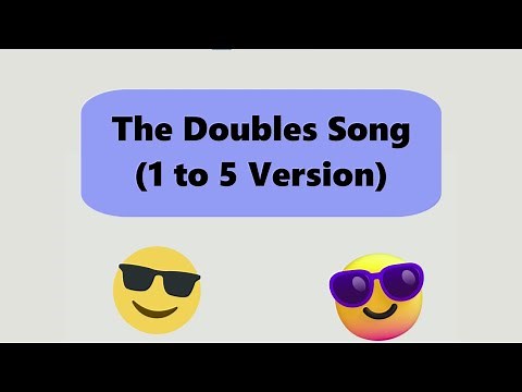 Add by Doubles Song 1-5 Version | Addition Facts Song | Mathically Genius