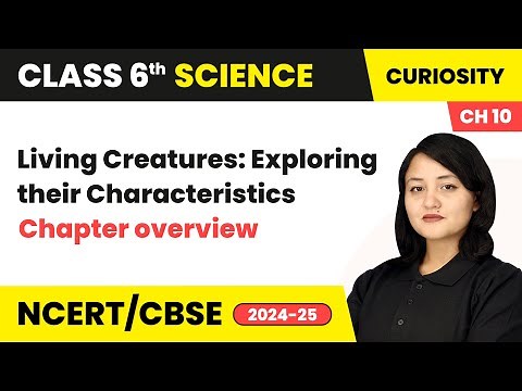 Living Creatures: Exploring their Characteristics - Chapter overview | Class 6 Science Chapter 10