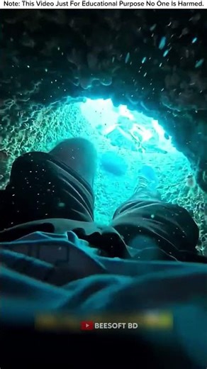 Where does this natural sinkhole actually go? Natural Sinkhole Explained😱 #shorts