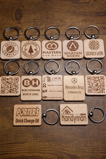 Custom Laser Engraved Keychains - Etsy
