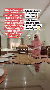 Eto talagang TESDA pinahirapan ako sa kaka memorize ng table setting🤣 #umieaishamominah #tablesetting #tesda #pinahirapan #buhayabroad | Aisha Raquel Mominah
