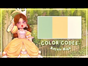 ✨Custom color codes || Royale High || part 2 || FaeryStellar✨