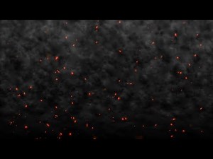 Fire Particles Background Video With Smoke Effect 4K