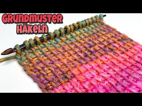 Tunisian Crochet - Basic Pattern | Beginners | Learn Basic Stitches