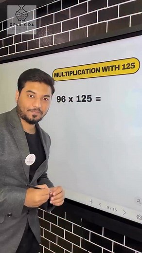 ✅Multiply With 25 📌96 × 125 = 96 ÷ 2 = 48 (Step - 1) =48 ÷ 2 = 24(Step - 2) =24 ÷ 2 = 12(Step - 3) = 000 (Step - 4) 📌Answer = 12000 📌184 × 125 = 184 ÷ 2 = 92 (Step - 1) =92 ÷ 2 = 46(Step - 2) =46 ÷ 2 = 23(Step - 3) = 000 (Step - 4) 📌Answer = 23000 📌268 × 125 = ???? 👇Comment your answer👇 @gyan_kida 🎉 Festival Offer Live Now 🎉 🚀𝐀𝐩𝐩𝐥𝐢𝐜𝐚𝐭𝐢𝐨𝐧 𝐨𝐟 𝐕𝐞𝐝𝐢𝐜 𝐌𝐚𝐭𝐡𝐬– 𝐅𝐚𝐬𝐭, 𝐒𝐦𝐚𝐫𝐭 & 𝐏𝐫𝐚𝐜𝐭𝐢𝐜𝐚𝐥! Tired of slow calculations? Learn the smart techniques that make mat
