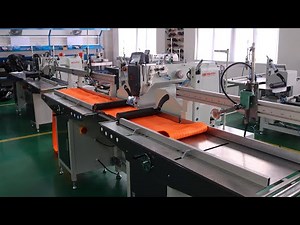 Fully automatic webbing slings sewing machine