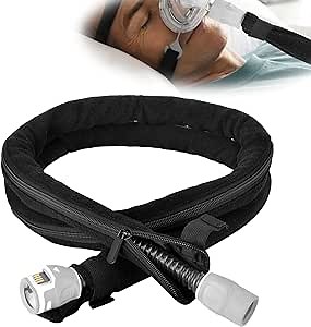 6.2 ft CPAP Hose Tube Cover for ResMed ClimateLineAir AirSense 10 AirSense 11 Heated Tubing, Soft Fleece CPAP & BiPAP & APAP Tubing Wrap - Prevent Rainout and Cat Proof (Tube Not Included)