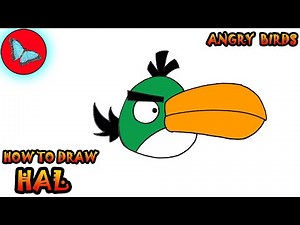How To Draw Hal From Angry Birds | Drawing Animals