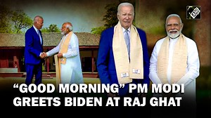 21K views · 1K reactions | G20 Summit: “Good Morning…” PM Modi greets US President Joe Biden at Raj Ghat #NarendraModi #JoeBiden #RajGhat | Asian News International (ANI) | Facebook