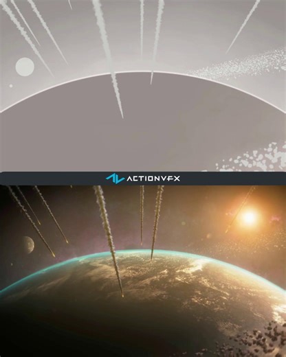 ActionVFX on Instagram: "This entire shot was made using only ActionVFX assets. ☄️🌍 Comment below if you want a full tutorial & breakdown 👇 With thousands of elements covering everything from planets, explosions, fireballs to falling debris, you can create shots like this without the cost (or danger) of filming them yourself. Explore the full library of 12,000+ VFX Assets. Link in Profile. #VFX #VisualEffects #VFXArtist #Compositing #Filmmaker #FilmProduction #PostProduction #AE #AfterEffects 