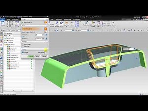 NX CAD : Create and edit an emboss body