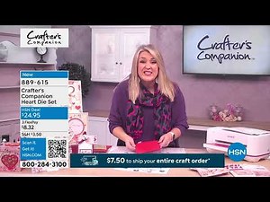 Crafter's Companion Heart Die Set