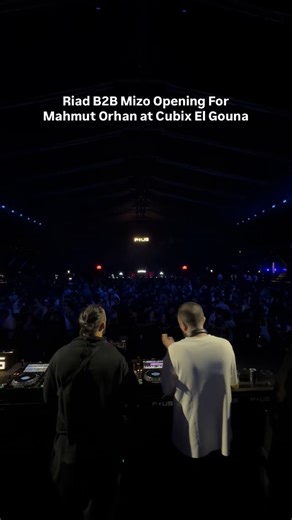 Riad B2B Mizo kicked off the night at Cubix El Gouna with a tight opening set, warming up the floor ahead of Mahmut Orhan. The duo set the pace early, pulling the crowd in and building momentum from the first tracks as Cubix filled up for the night ahead. Cubix El Gouna continues to set the tone for large scale electronic nights on the Red Sea, with a lineup that moves smoothly from openers to headliners. Follow @cairospots, visit our website cairospots.com and download our Cairo Spots iOS app f