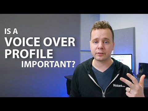 Voice Actor Website | How To Set Up a Profile on Voices